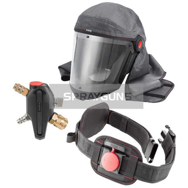 SATA Air Vision 5000 Air Fed Mask + Standard Regulator 213819 – Spray Guns